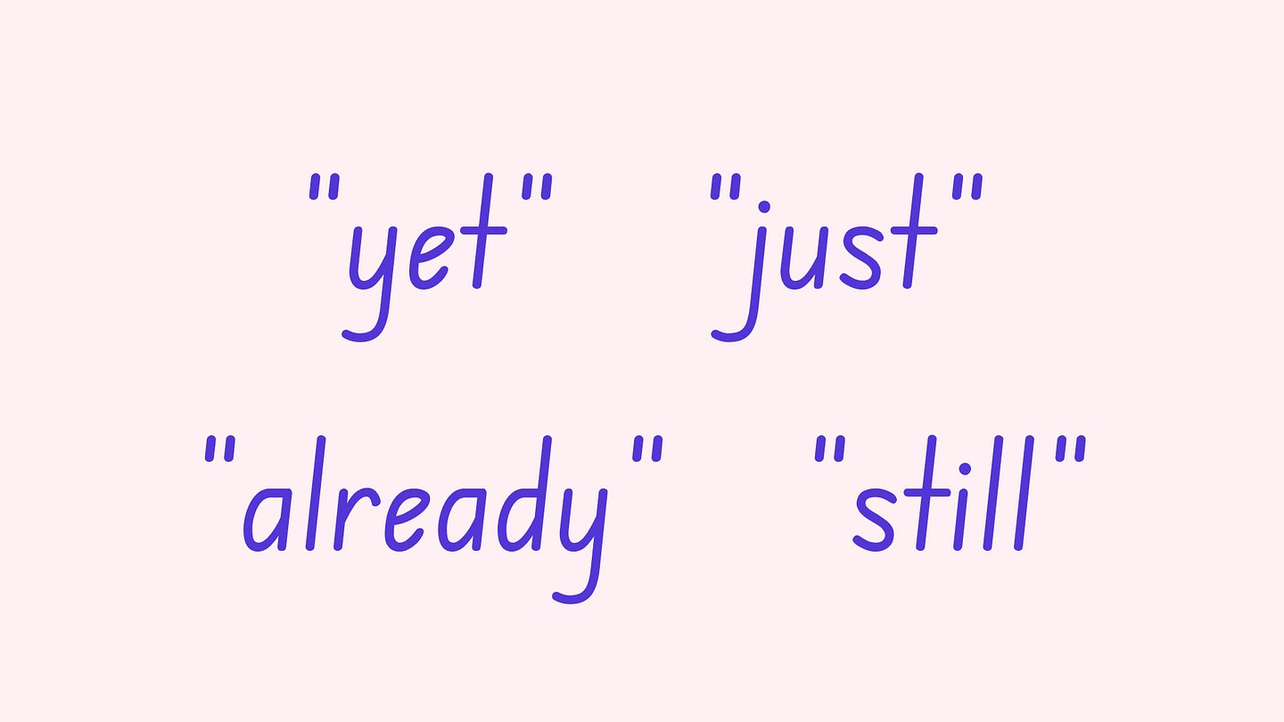 Present Perfect: Yet, Just, Already, and Still Worksheet with Answers ...