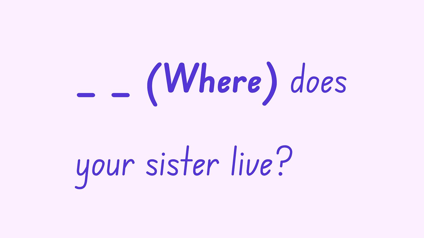 Present Simple Wh-Questions Worksheet with Answers | Twee