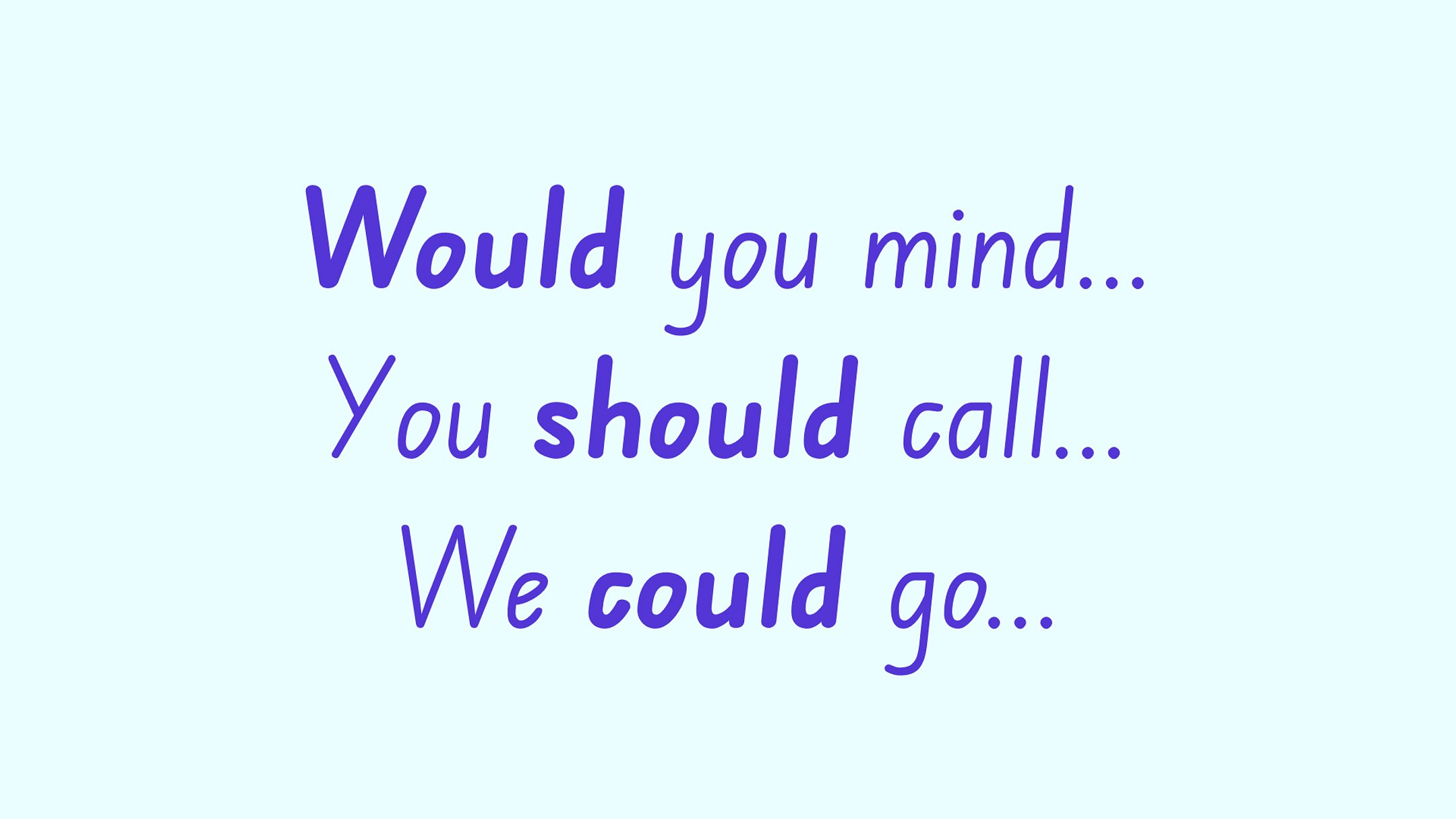 Modals: Could, Would, and Should Worksheet with Answers | Twee