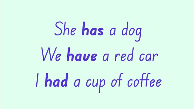 Verb "To Have" Worksheets | Twee
